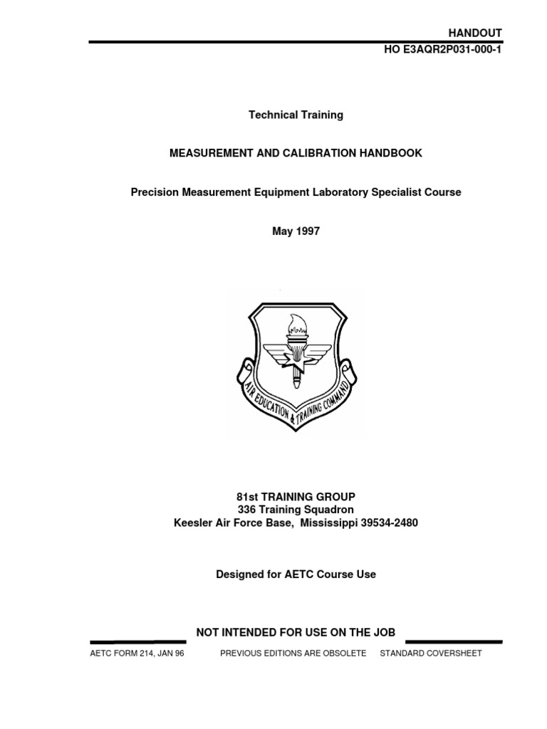 Measurement & Calibration Handbook | PDF | Trigonometric Functions ...