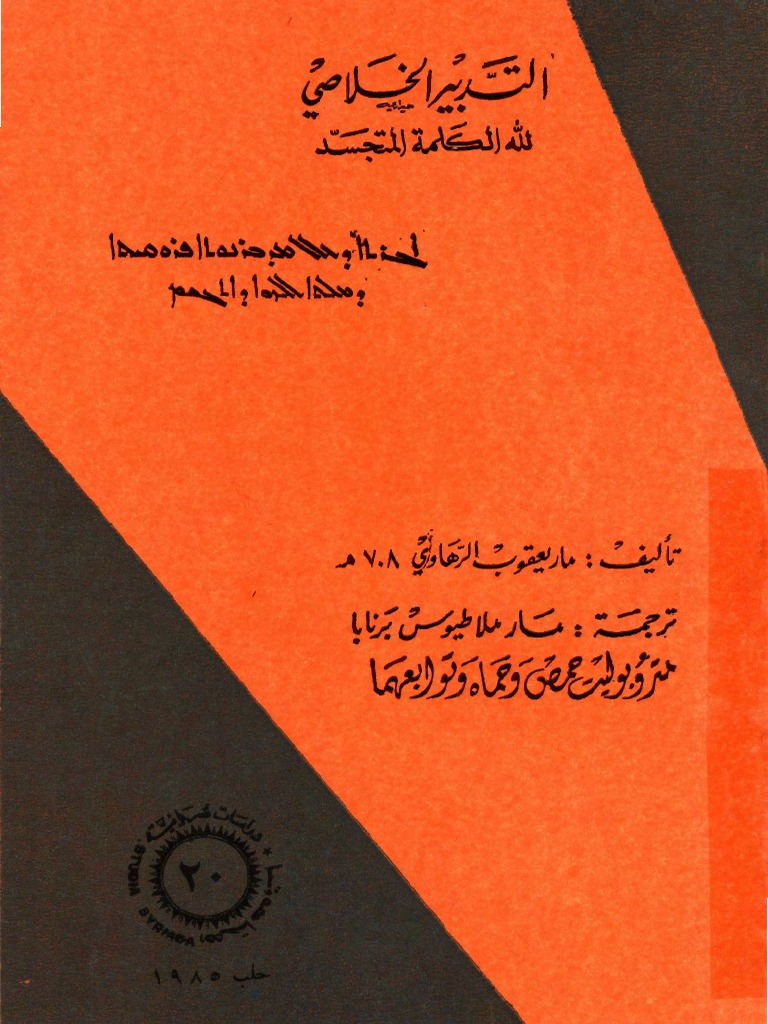 276.49 - 8 التدبير الخلاصي لله الكلمة المتجسد | PDF
