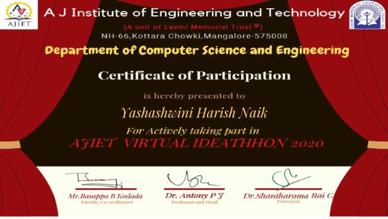 Yashashwini Harish Naik Profile | PDF