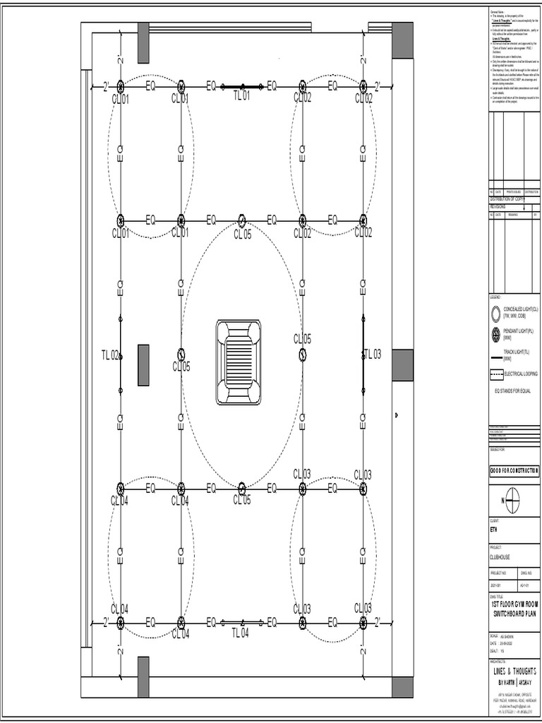 Electrical of Club House 1ST Floor Gym | PDF | Economic Sectors ...