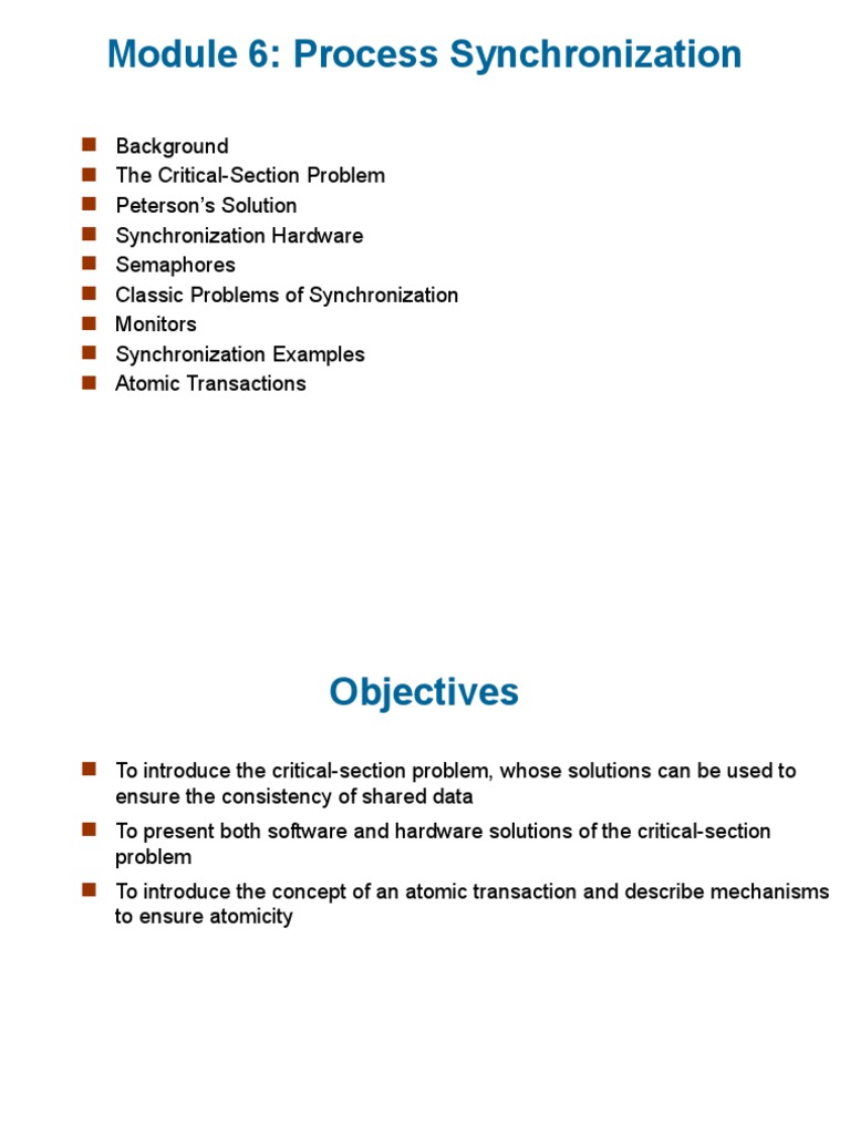 Ch6 Process Synchronization Pdf Database Transaction Information 0036