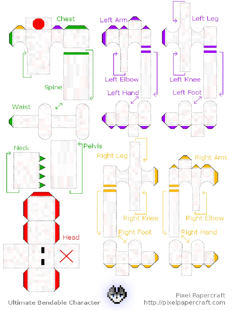 Minecraft Bendable Character | PDF