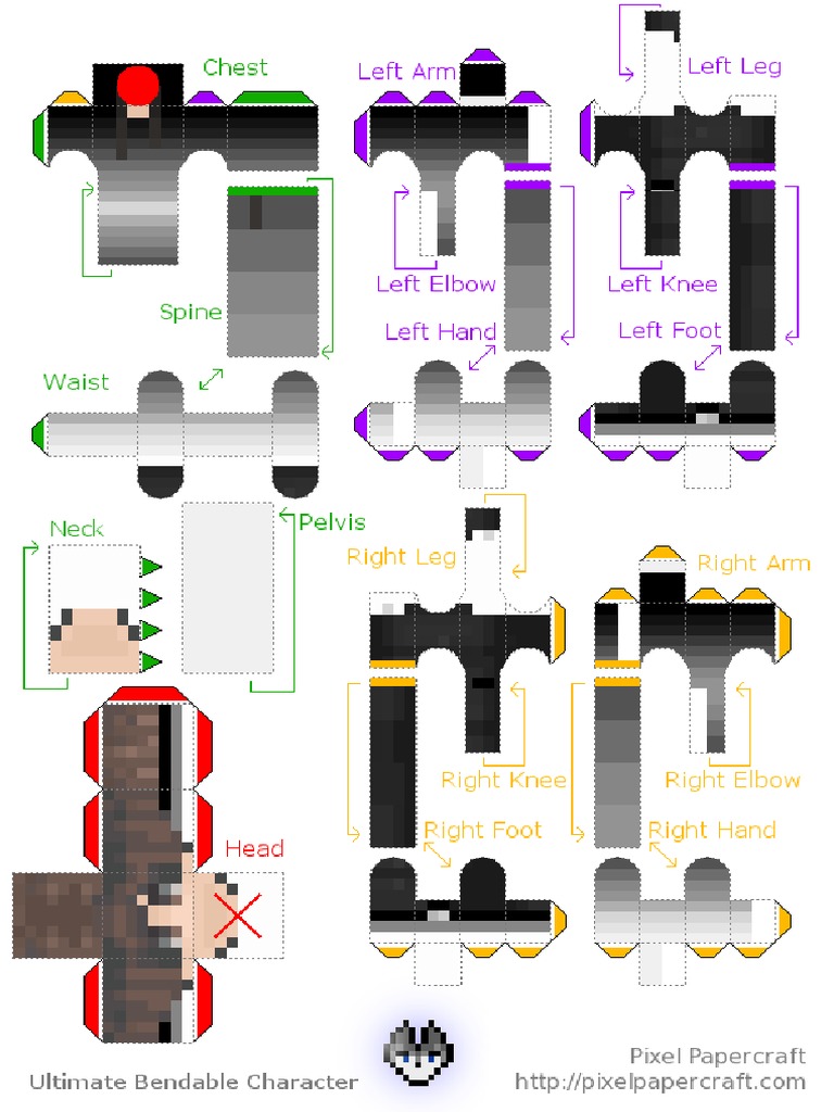 Minecraft Bendable Character | PDF