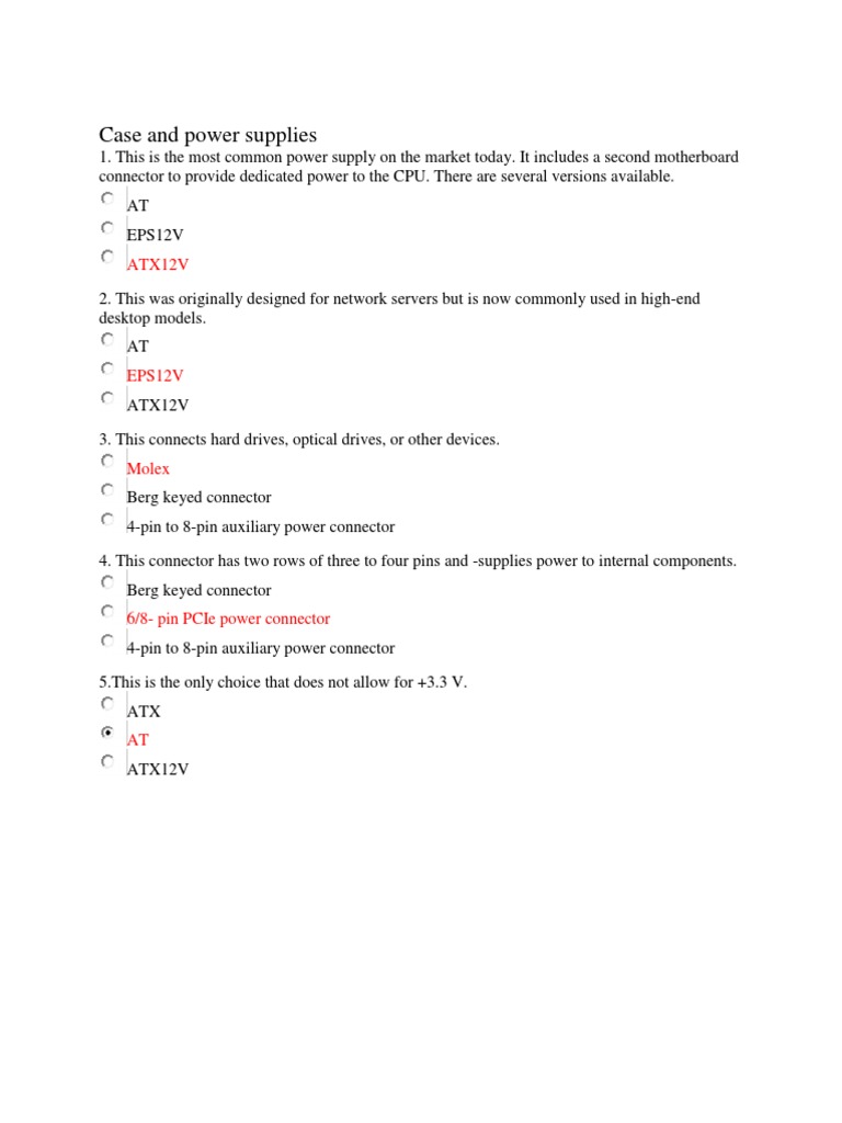 Chapter 1 Question And Answers Pdf Headphones Random Access Memory 