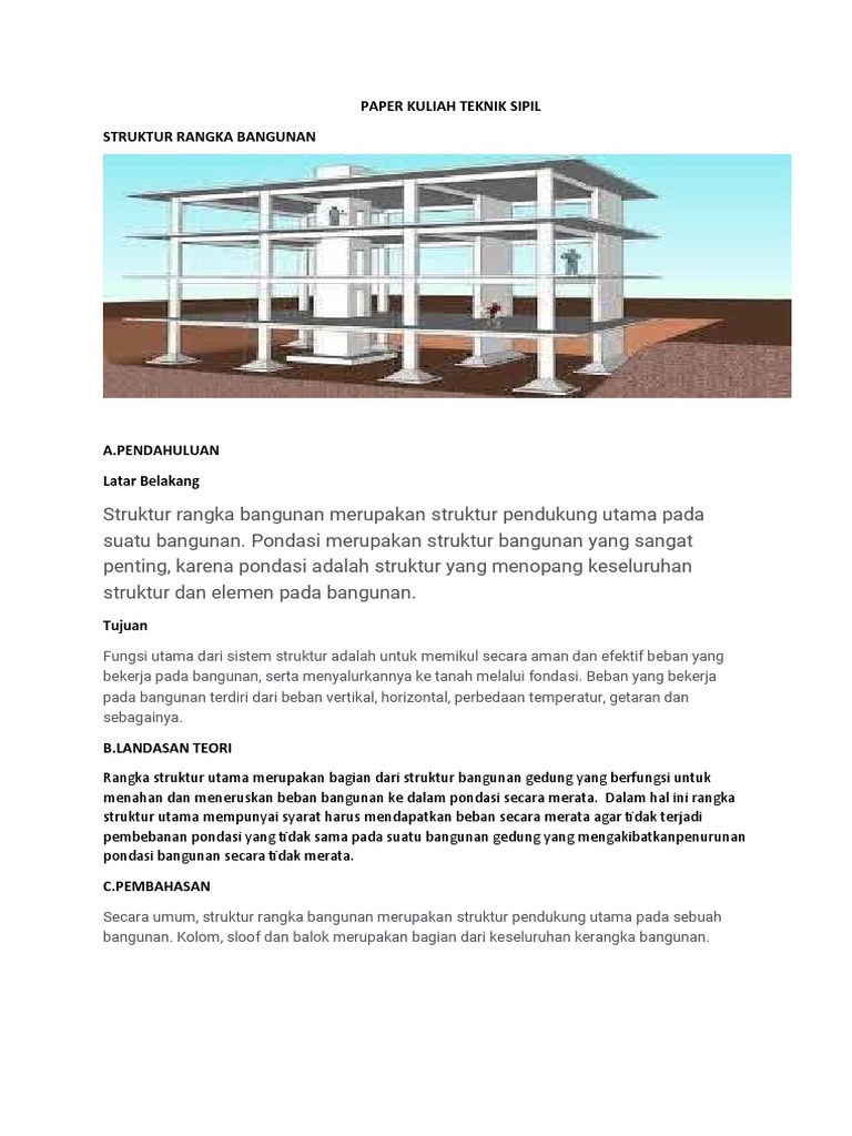 Paper Kuliah Teknik Sipil | PDF