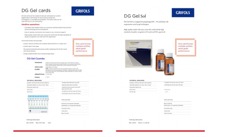 DG Gel Coombs Gel Sol | PDF