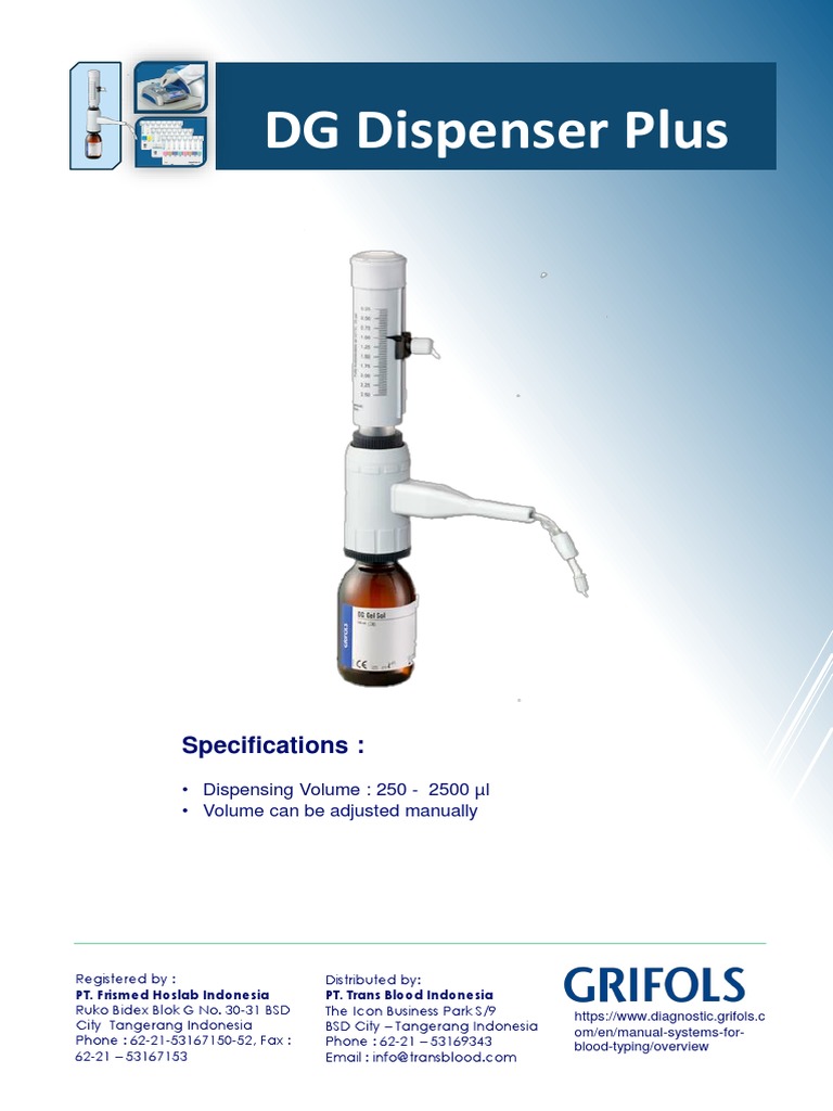 DG Dispenser PLus | PDF