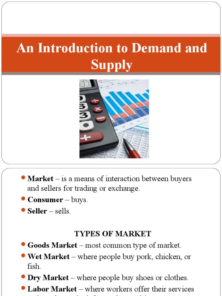 Chapter 3 - An Introduction To Demand and Supply | PDF | Supply ...