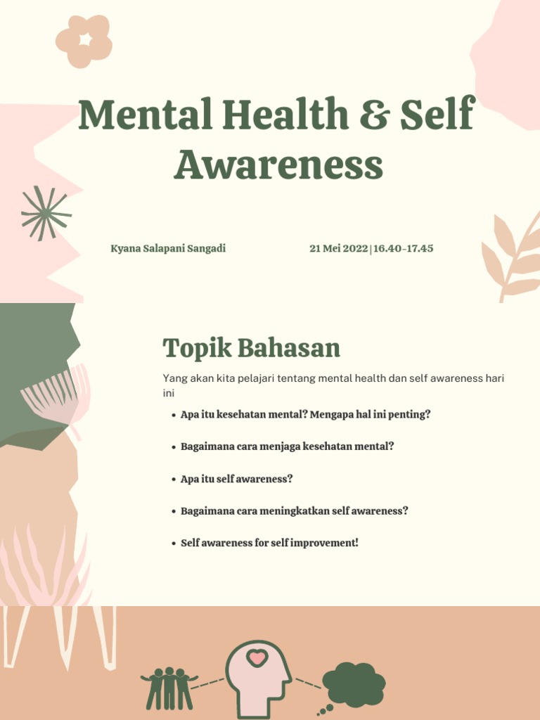 Kesehatan Mental & Kesadaran Diri | PDF | Karier & Perkembangan | Pengembangan Diri