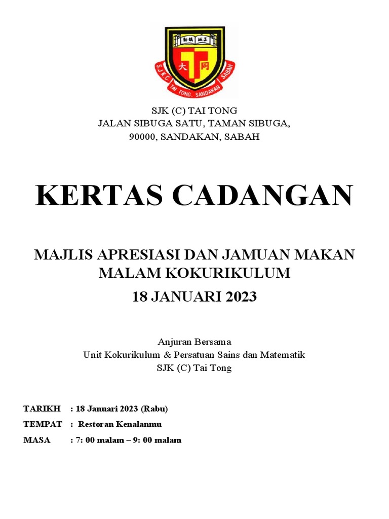 Kertas Cadangan Pdf