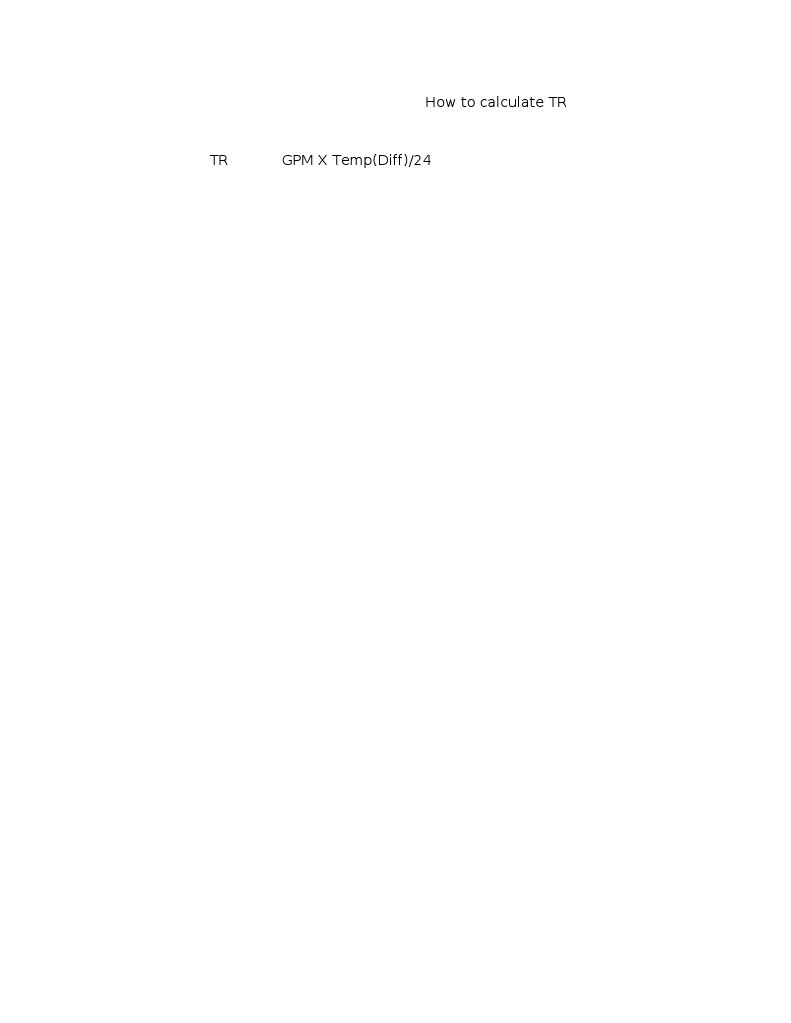 How To Calculate TR | PDF