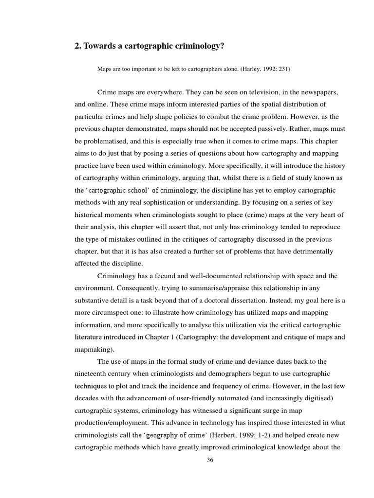 Cartographic School | PDF | Cartography | Criminology