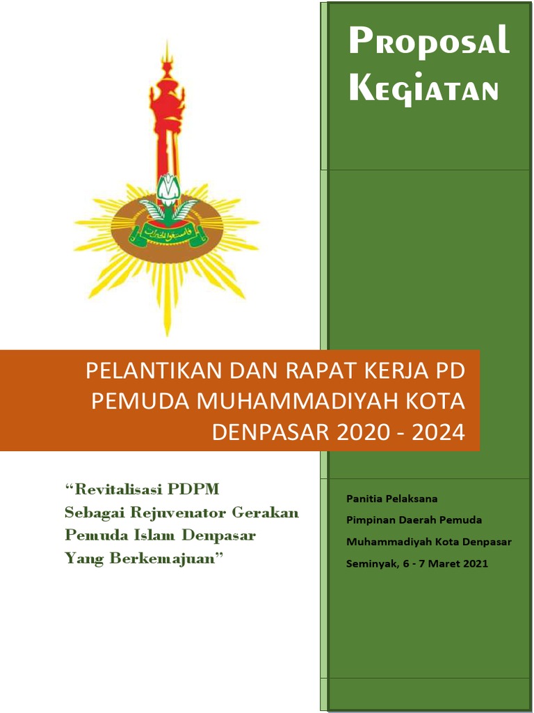 PROPOSAL Pelantikan Dan Raker 2020-2021 | PDF
