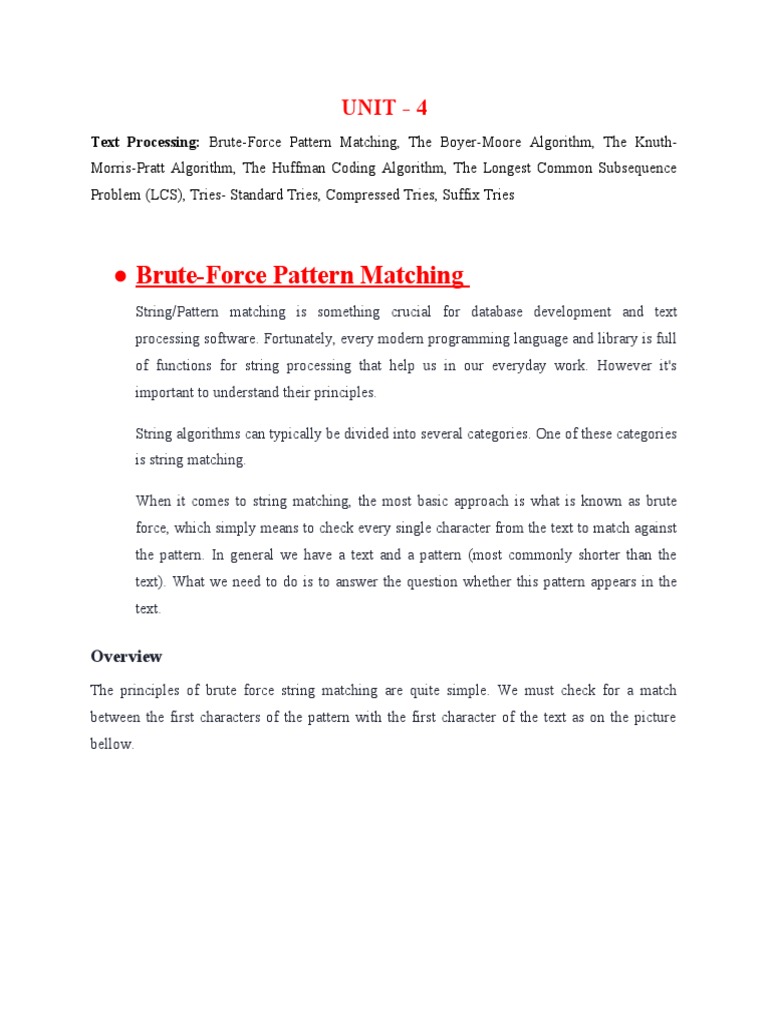 Unit-4 Ads | Download Free PDF | String (Computer Science) | Mathematical Logic