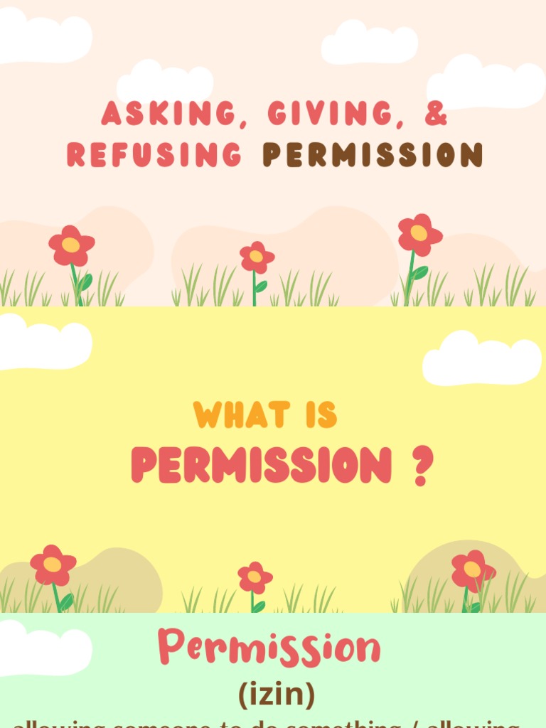 Asking, Giving, Refusing Permission | PDF