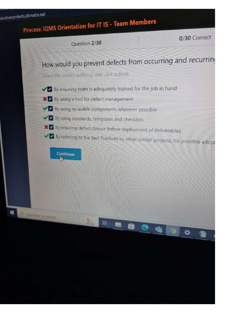 iQMS Orientation For IT IS - Team Members | PDF