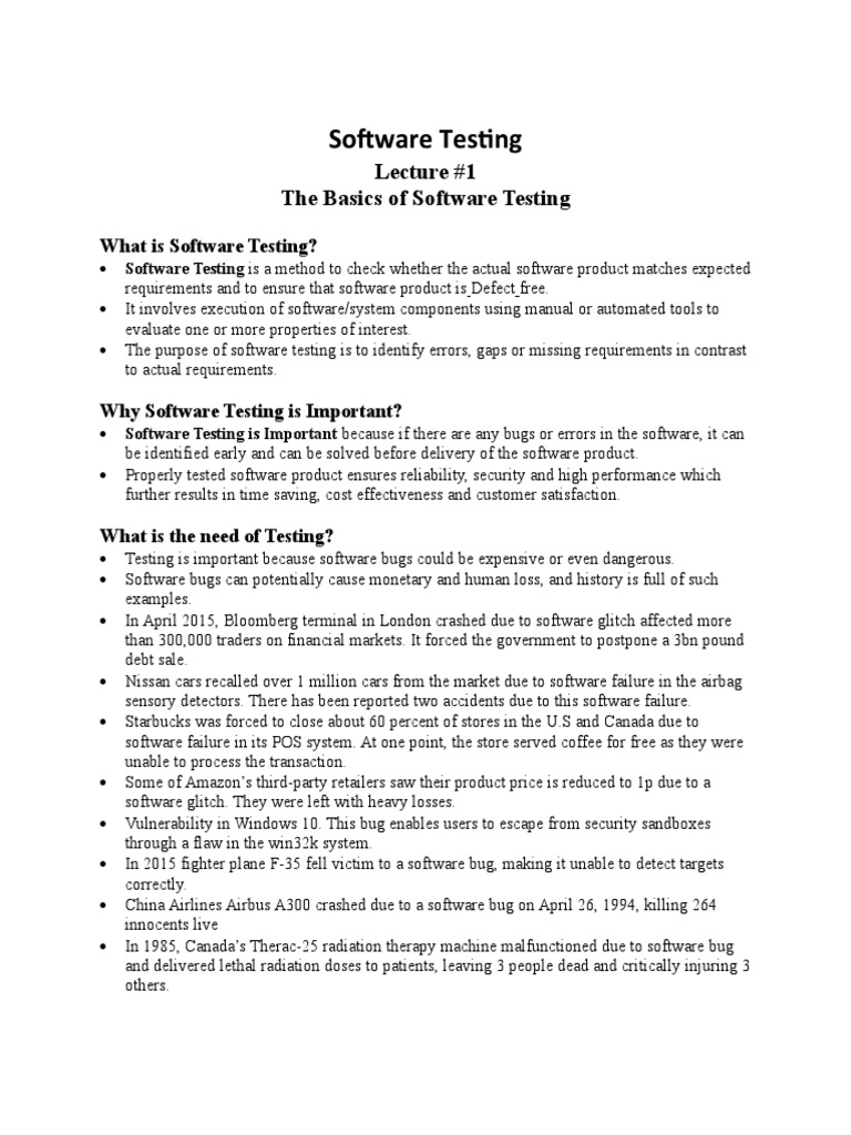 Software Testing Download Free Pdf Software Testing Computing
