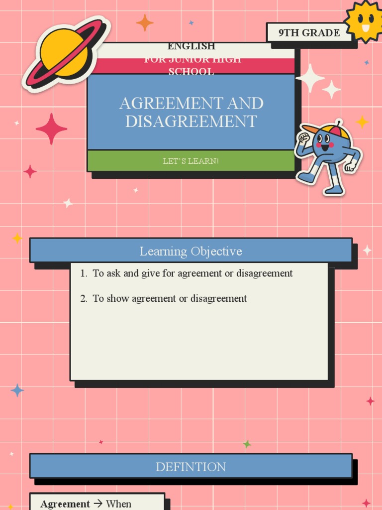 Agreement and Disagreement | PDF