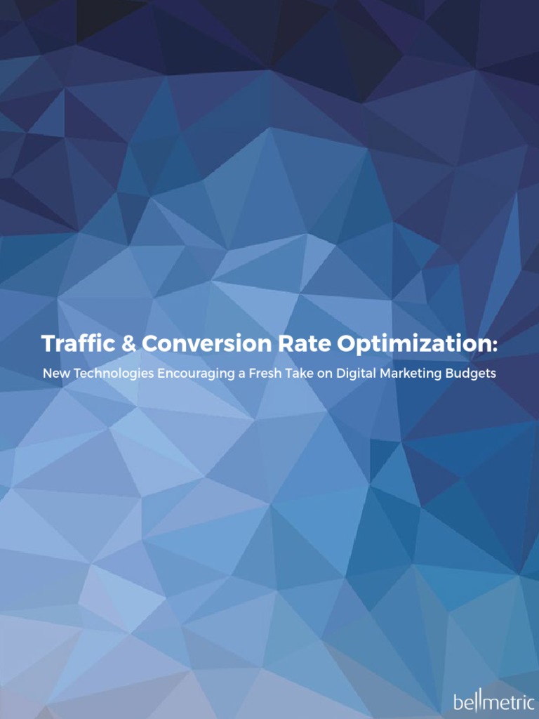 Traffic and Conversion Rate Optimization | PDF | Digital Marketing ...