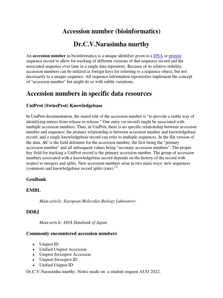 Accession Number | PDF