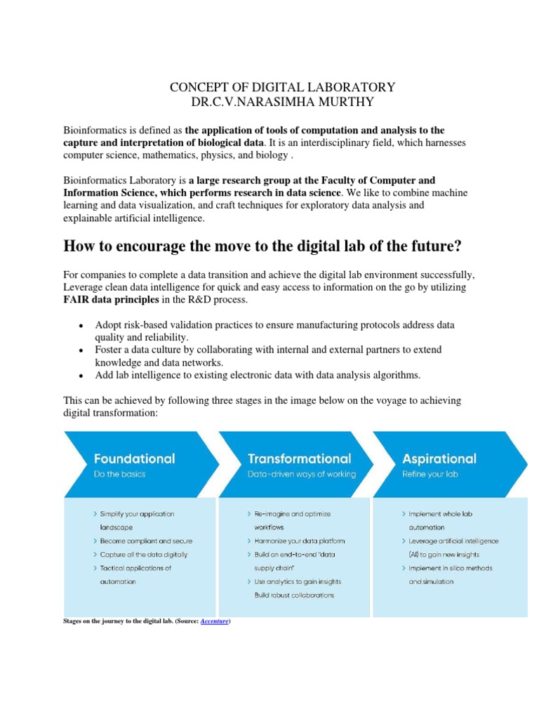 Concept of Digital Laboratory | PDF