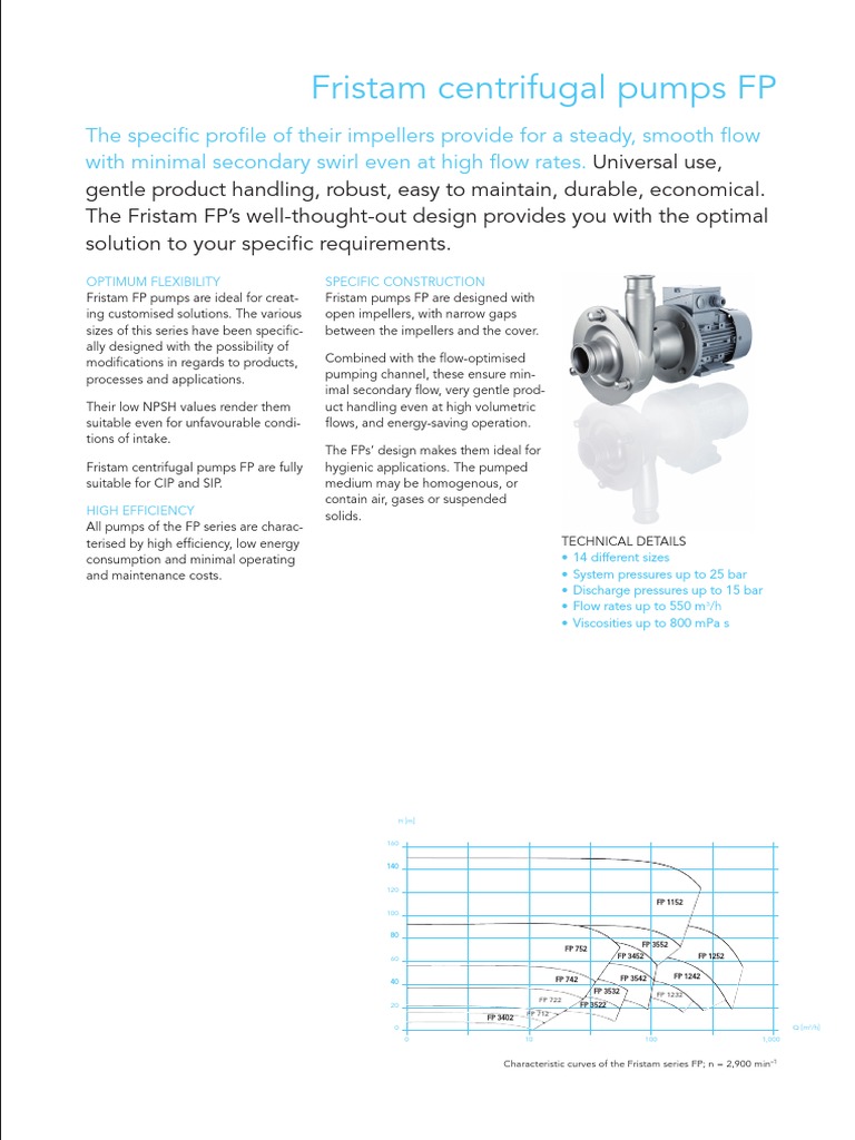 FRISTAM FP en | PDF | Pump | Fluid Mechanics