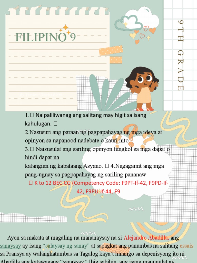 Filipino Week 6 | PDF