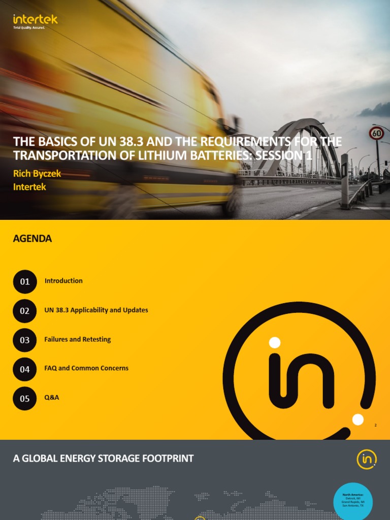 The Basics of UN 38.3 and The Requirements For The Transportation of ...