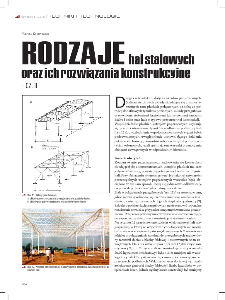 Nowoczesnehale Artykul 2009-01-23998 | PDF