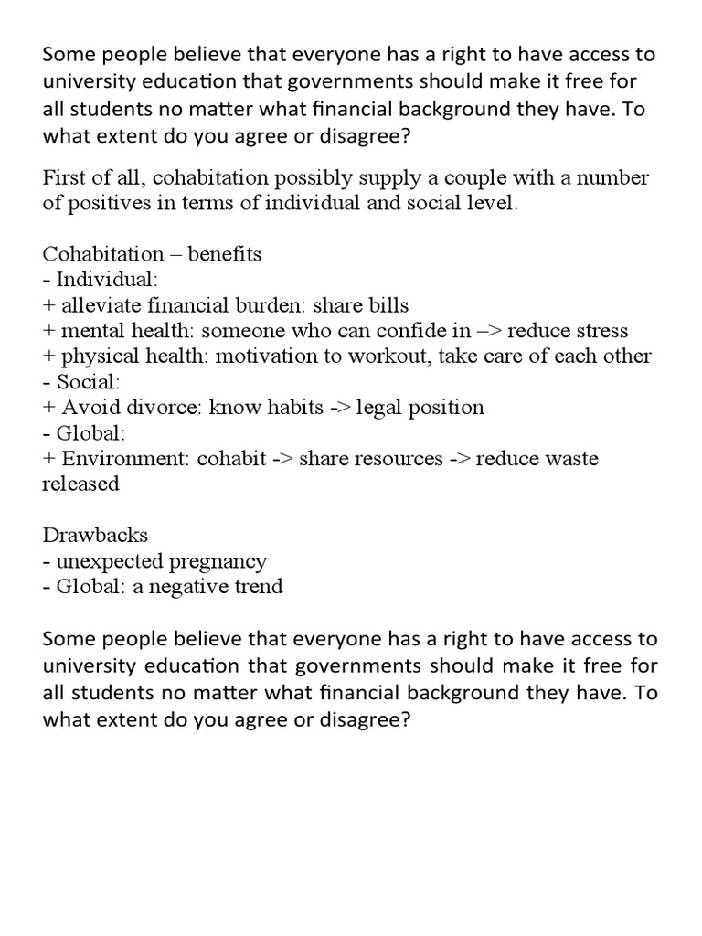 Some People Believe That Everyone Has A Right To Have Access To ...