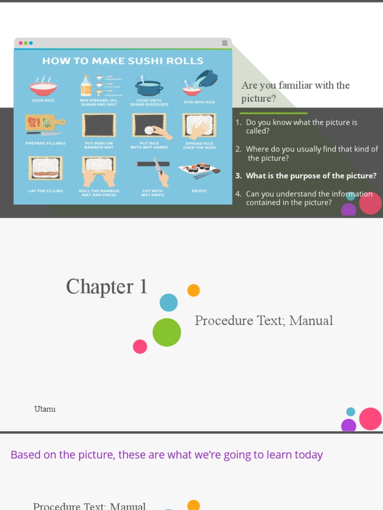 Bahasa Inggris - Media Modul Procedure Text | PDF | Adverb | Linguistics