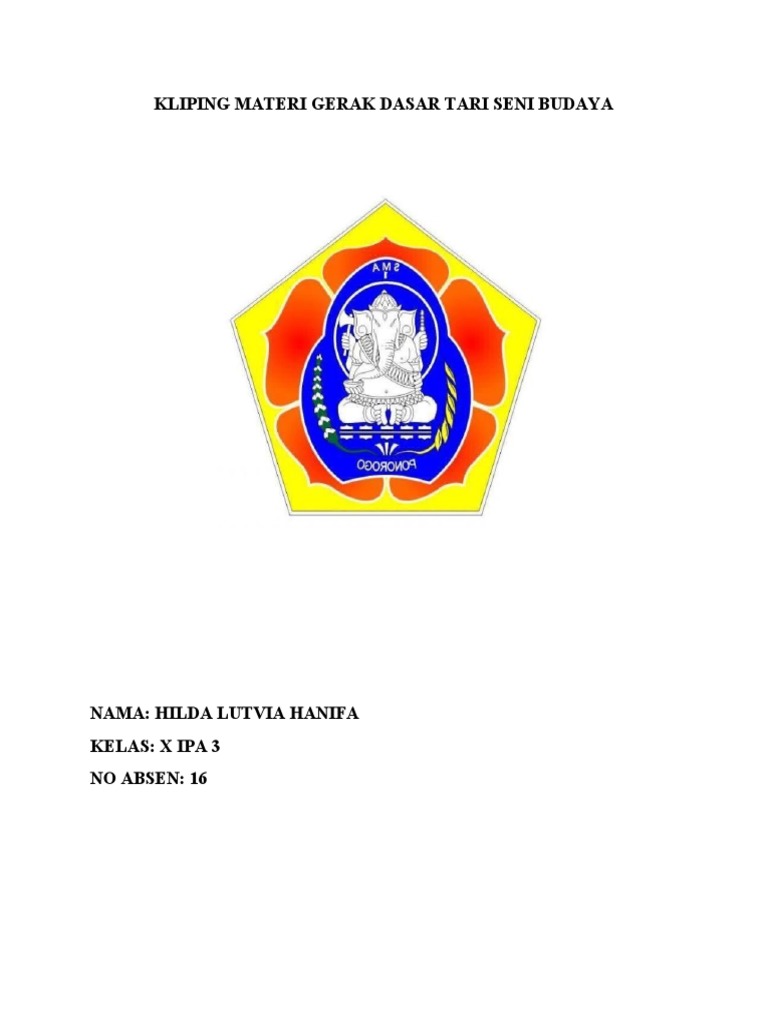 Ragam Gerak Dasar Tari Tradisional | PDF | Seni & Disiplin Bahasa