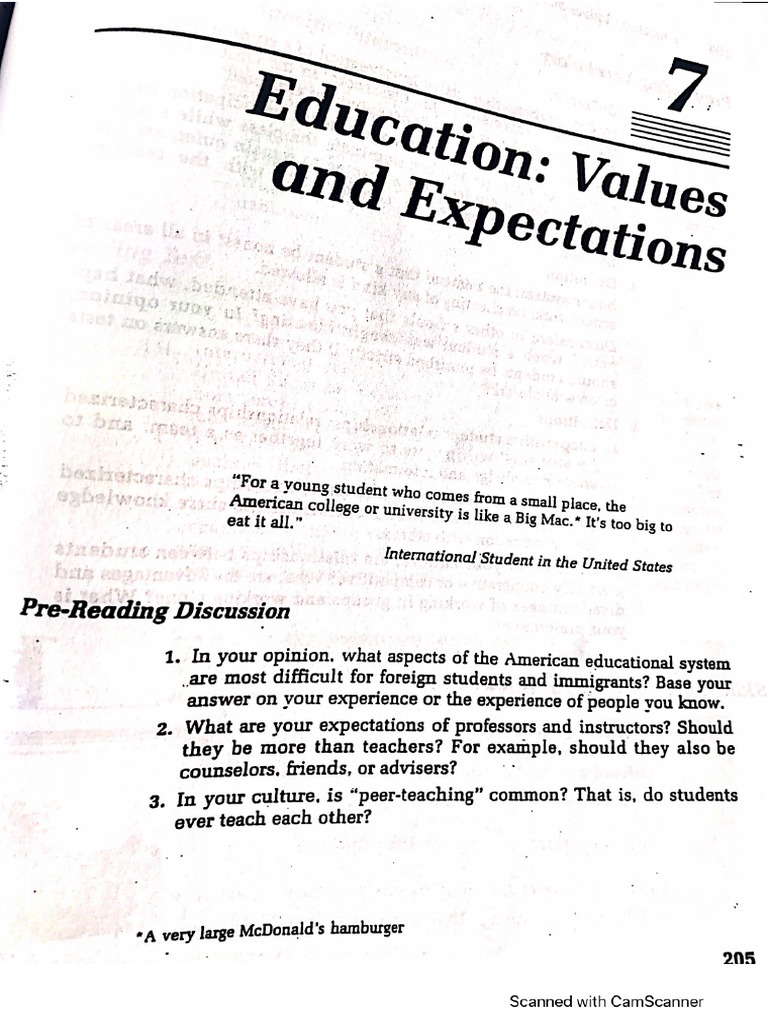 Chapter 5 Education Values and Expectations | PDF