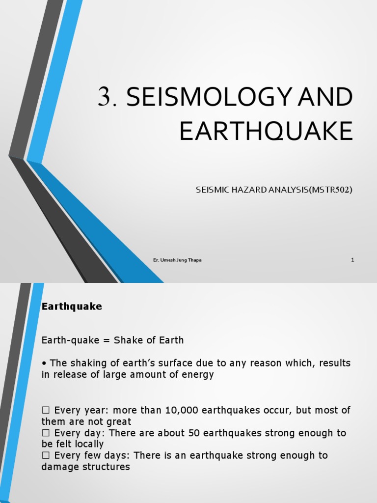 Class 4 | PDF | Earthquakes | Natural Disasters