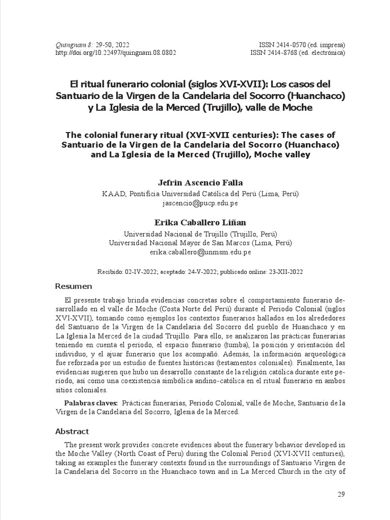 Jefrin Ascencio Falla y Erika Caballero Liñan, 2022, QUINGNAM, Vol. 8 ...