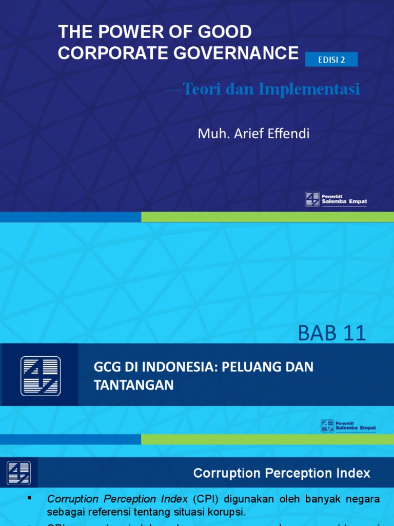 Bab 11 - GCG Di Indonesia (Peluang Dan Tantangan) | PDF