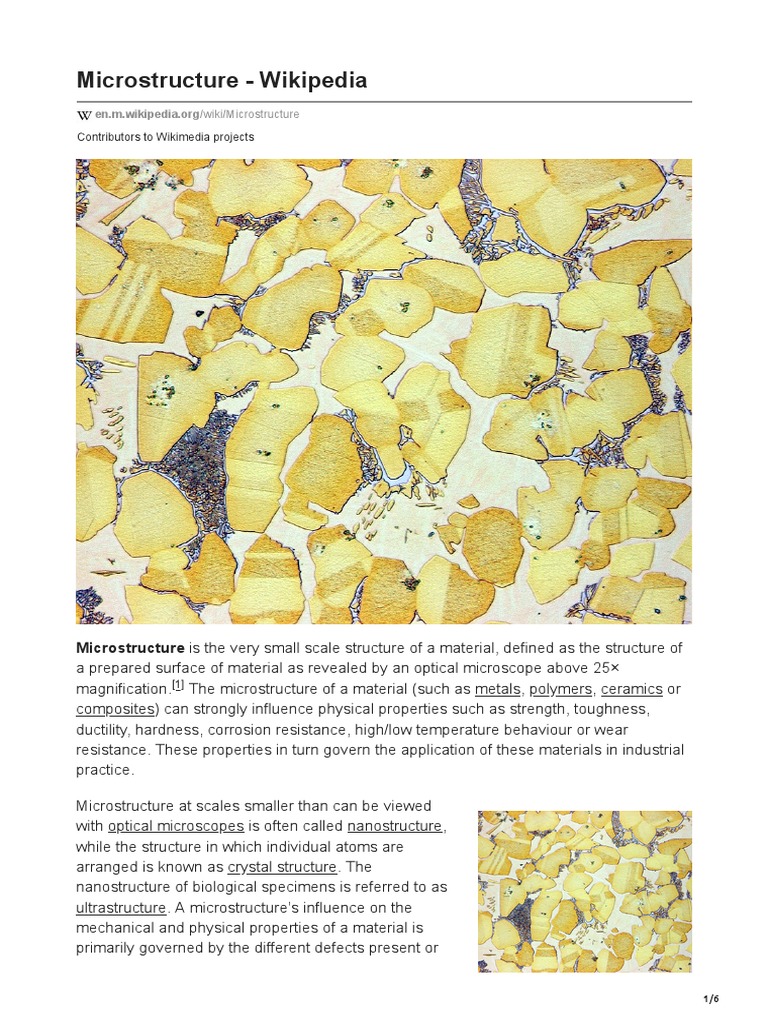 Microstructure Insights for Engineers | PDF | Microstructure | Applied ...