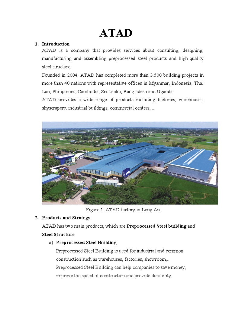 CTY KẾT CẤU THÉP ATAD | PDF | Drilling | Steel