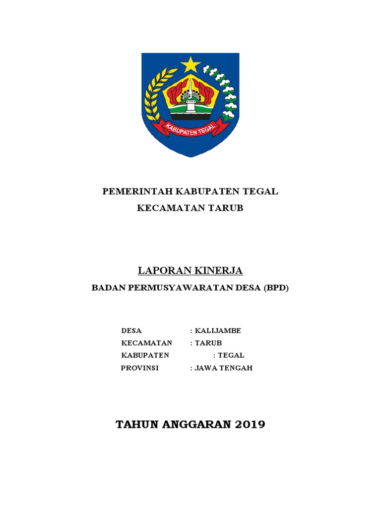 Laporan Kinerja BPD 2019 | PDF