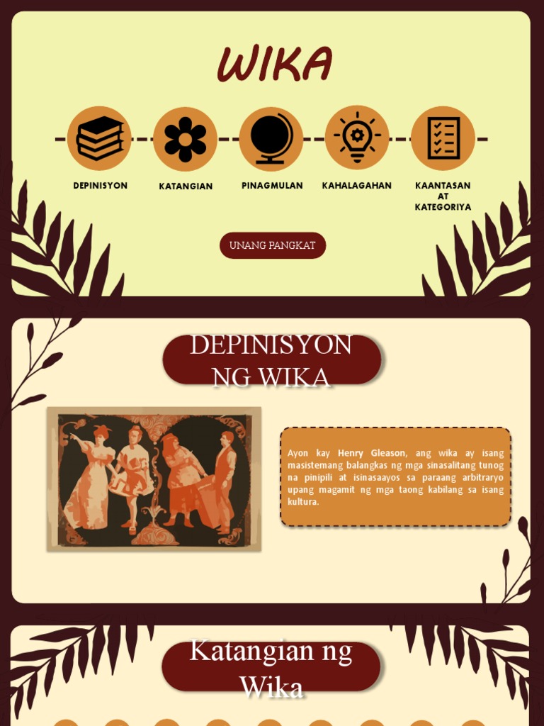 WIKA - Gawa NG Unang Pangkat | PDF