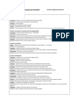 Grade 9 English Language Devices Guide | PDF | Grammar | Syntax