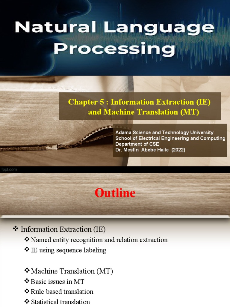 Information Extraction and Machine Translation | PDF | Translations ...