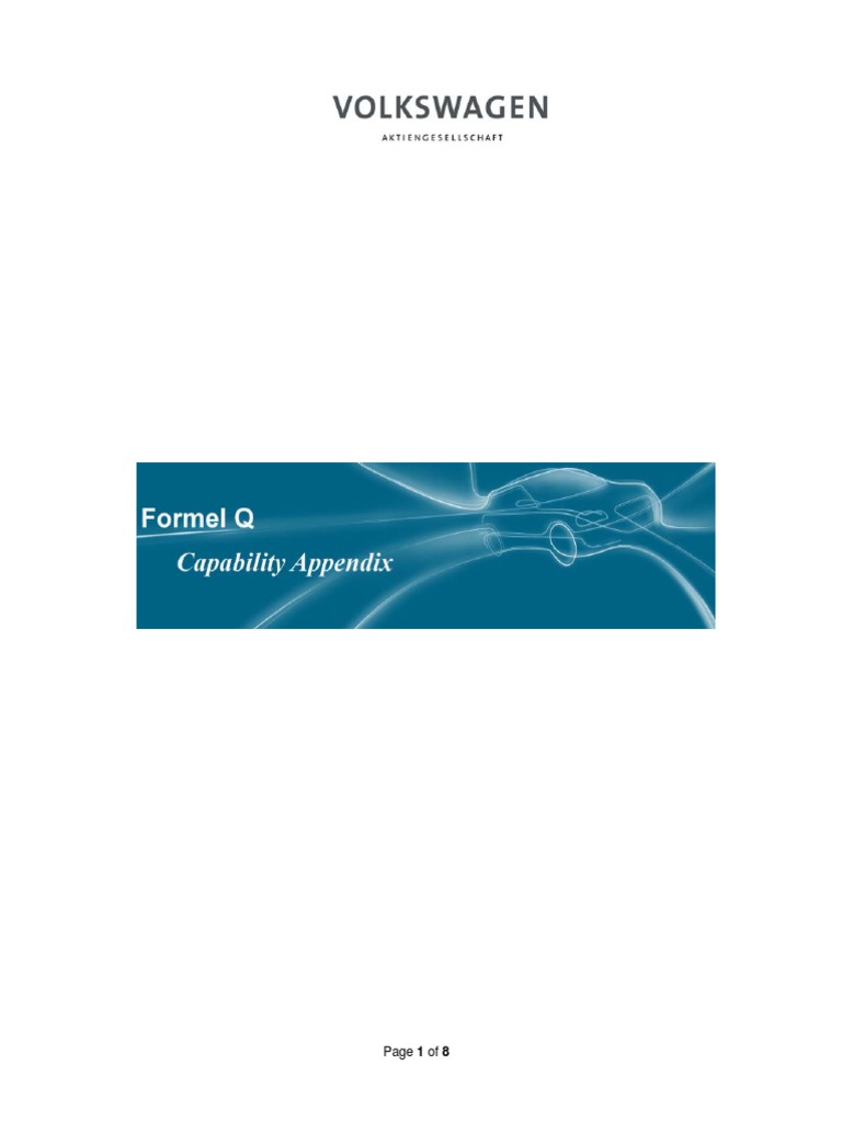 Formel Q Capability V8 Appendix en | PDF | Audit | Supply Chain