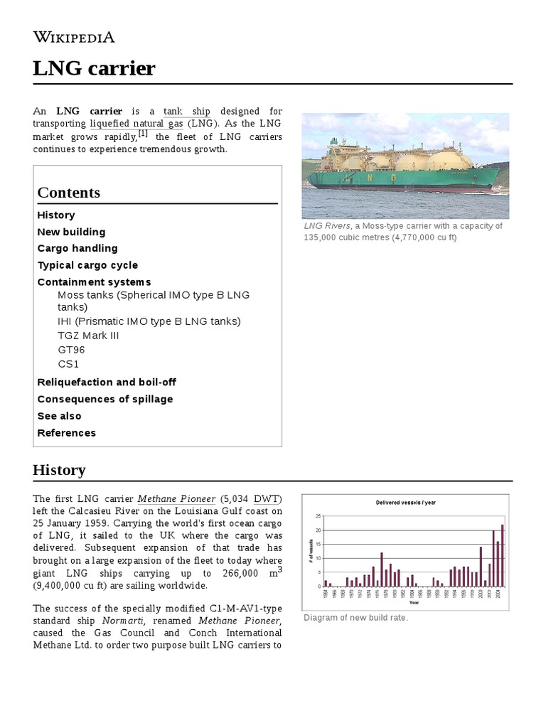 LNG Carrier | PDF | Gases
