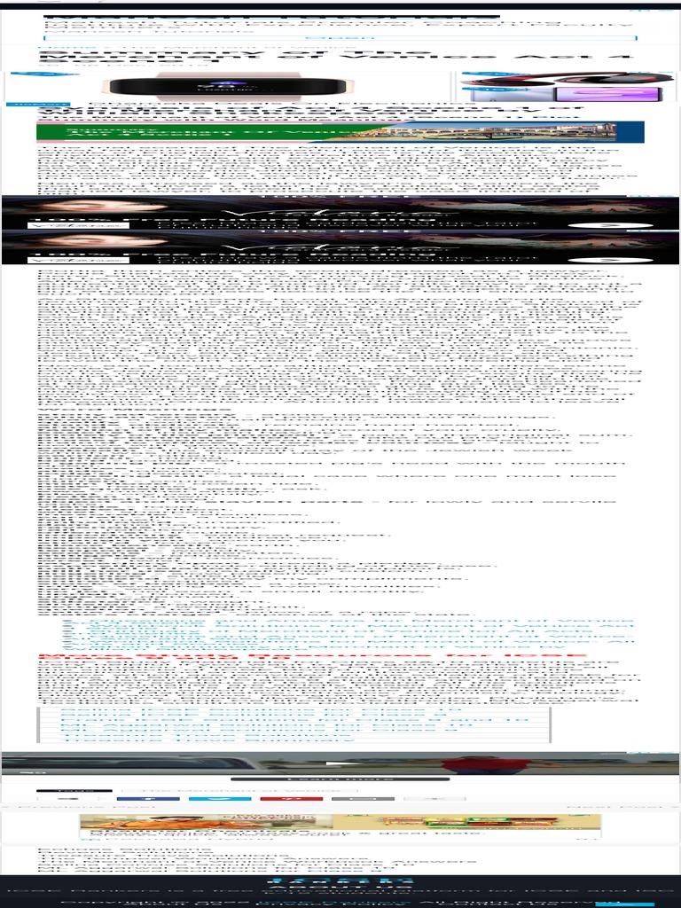 Summary of The Merchant of Venice Act 4 Scene 1 | PDF | Shylock | The ...