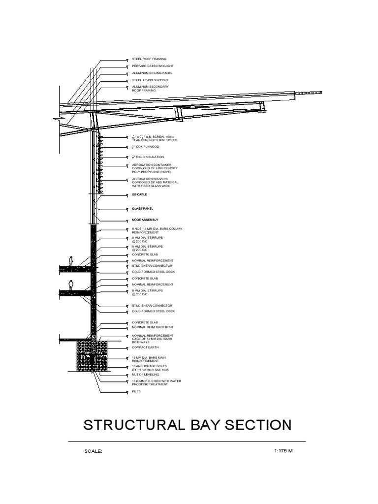 Bay Section Structural | PDF