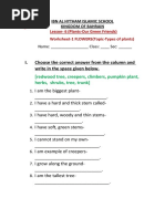 CBSE Class 2 EVS Practice Worksheets (18) - Plants | PDF | Plants | Trees