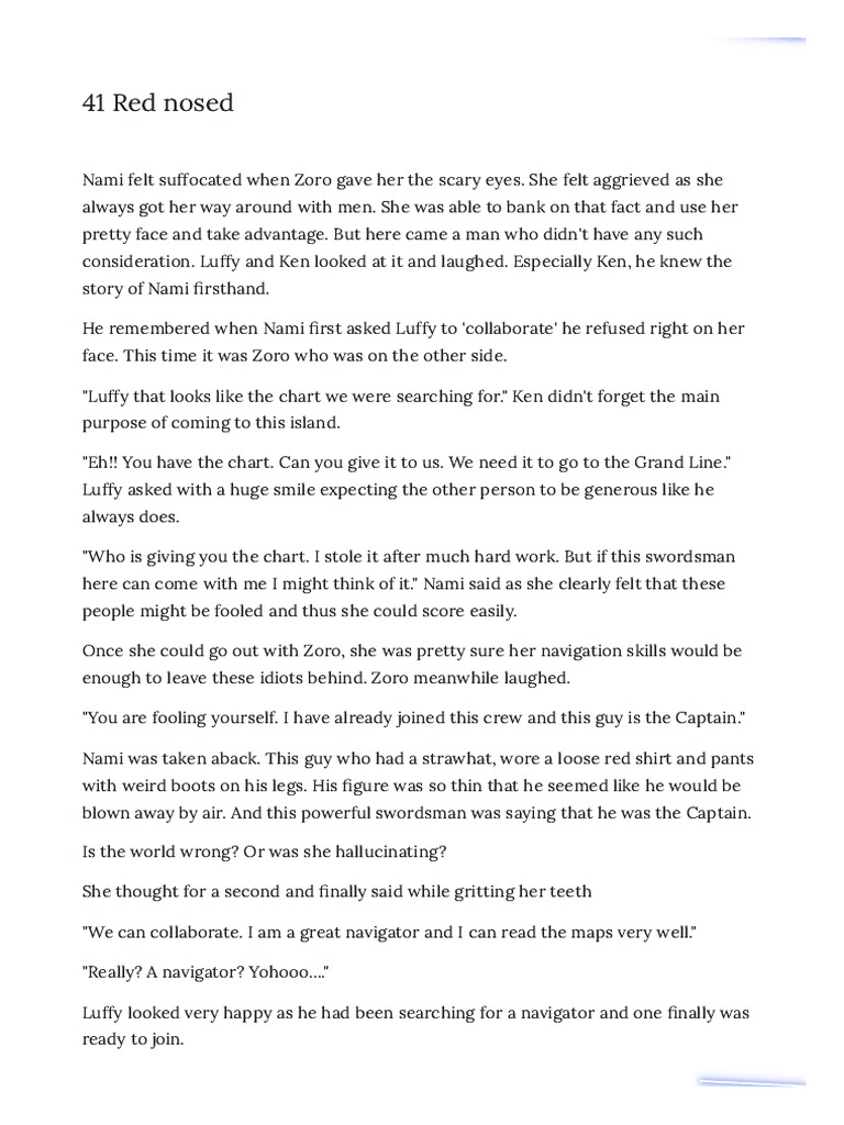 Journey To The One Piece Chapter 49 - Easy | PDF