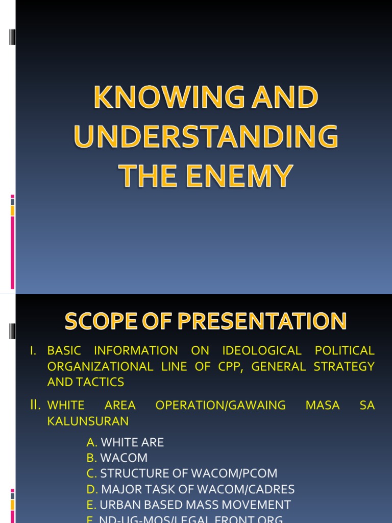Threats To National Security (PNP Tagalog) | PDF