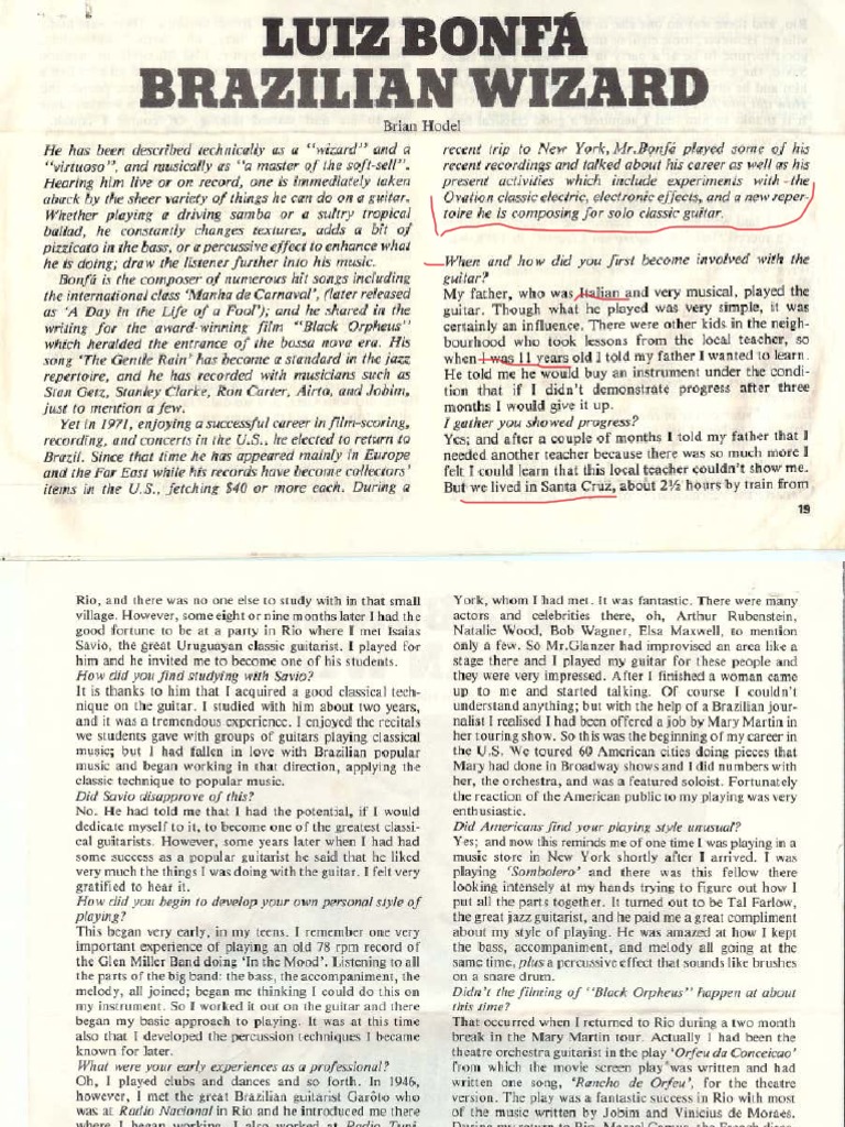 Luiz Bonfa | PDF